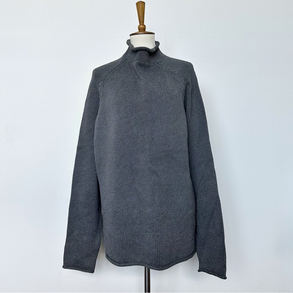 J. Crew | Sweaters | J Crew Unisex 988 Cotton Rollneck Sweater Gray ...